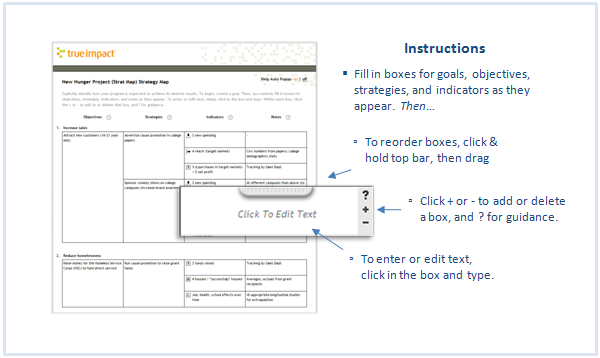 Strategy Map Instructions